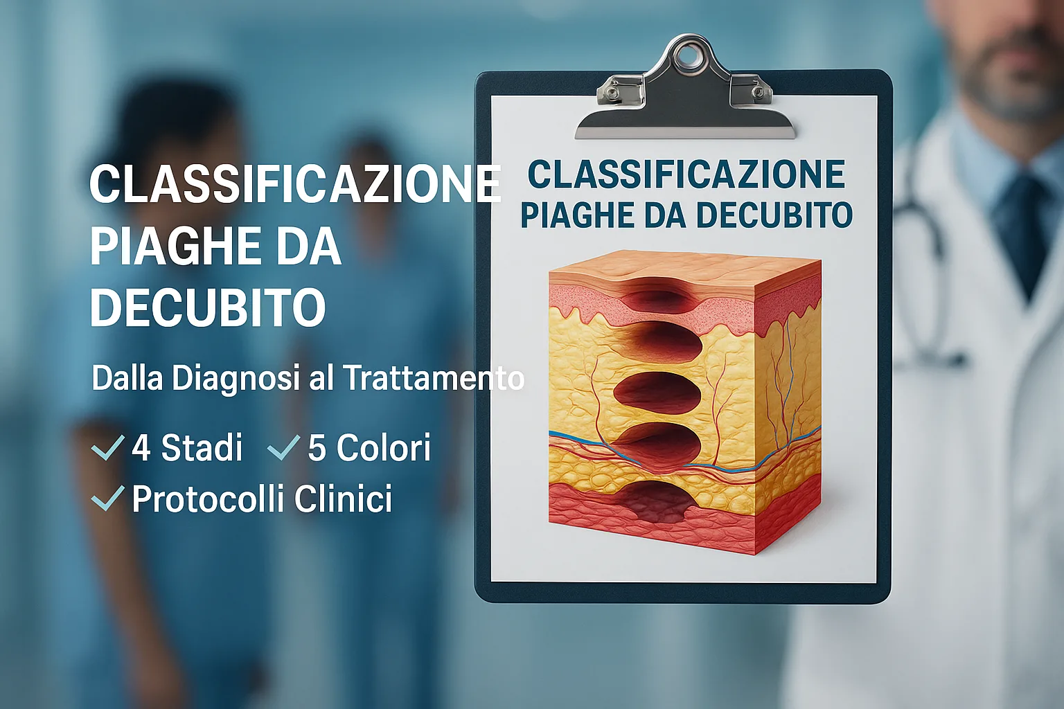 Piaghe da decubito - Classificazione delle Piaghe da decubito